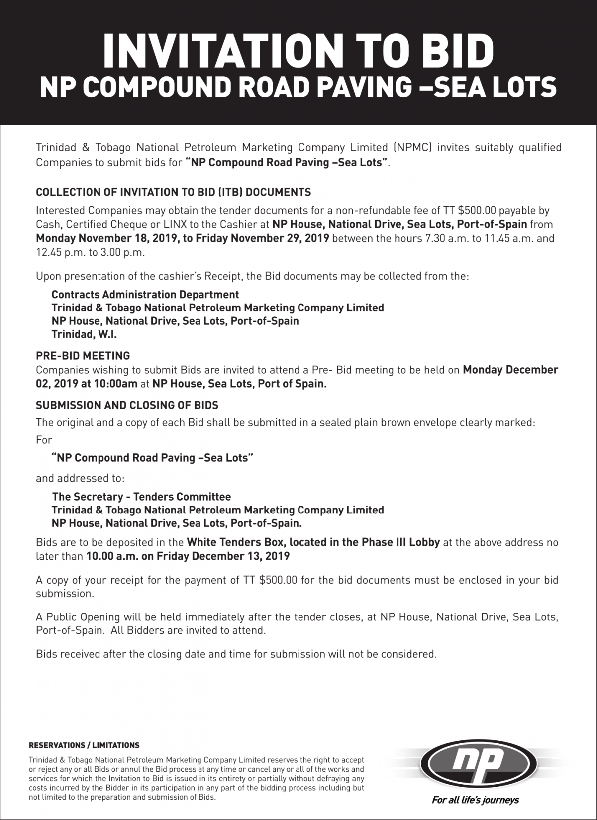 About Us – Trinidad & Tobago National Petroleum Marketing Company Limited